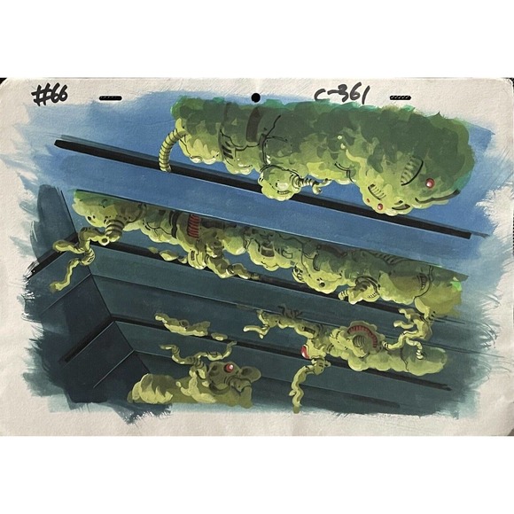 Marvel | Art | Xmen The Animated Series Hand Painted Bg S5e The Phalanx ...